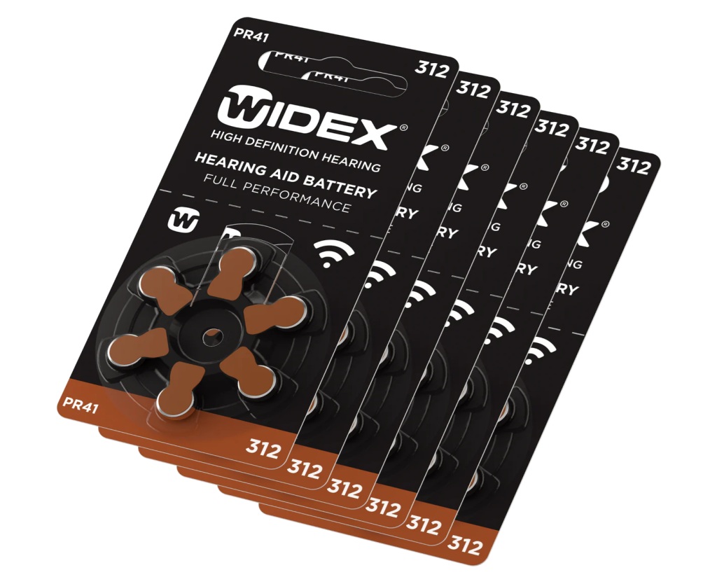 Widex 312 Kulaklık Pili 6’lı 5’li Paket – İşitme Cihazları